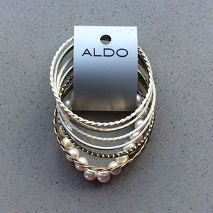 Aldo Jewelry | Nwt Gorgeous Iridescent Stretchable Bracelet | Poshmark